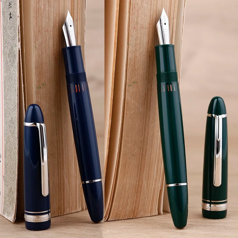Перьевая ручка Majohn P136, изумрудный, F Nib 0.5mm — фото 1
