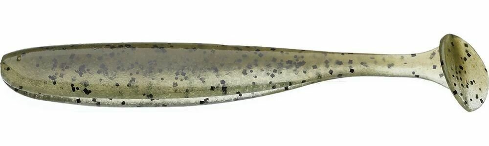 Приманка силиконовая мягкая съедобная, виброхвост Keitech тонущий Easy Shiner 4" #102 Watermelon PP.