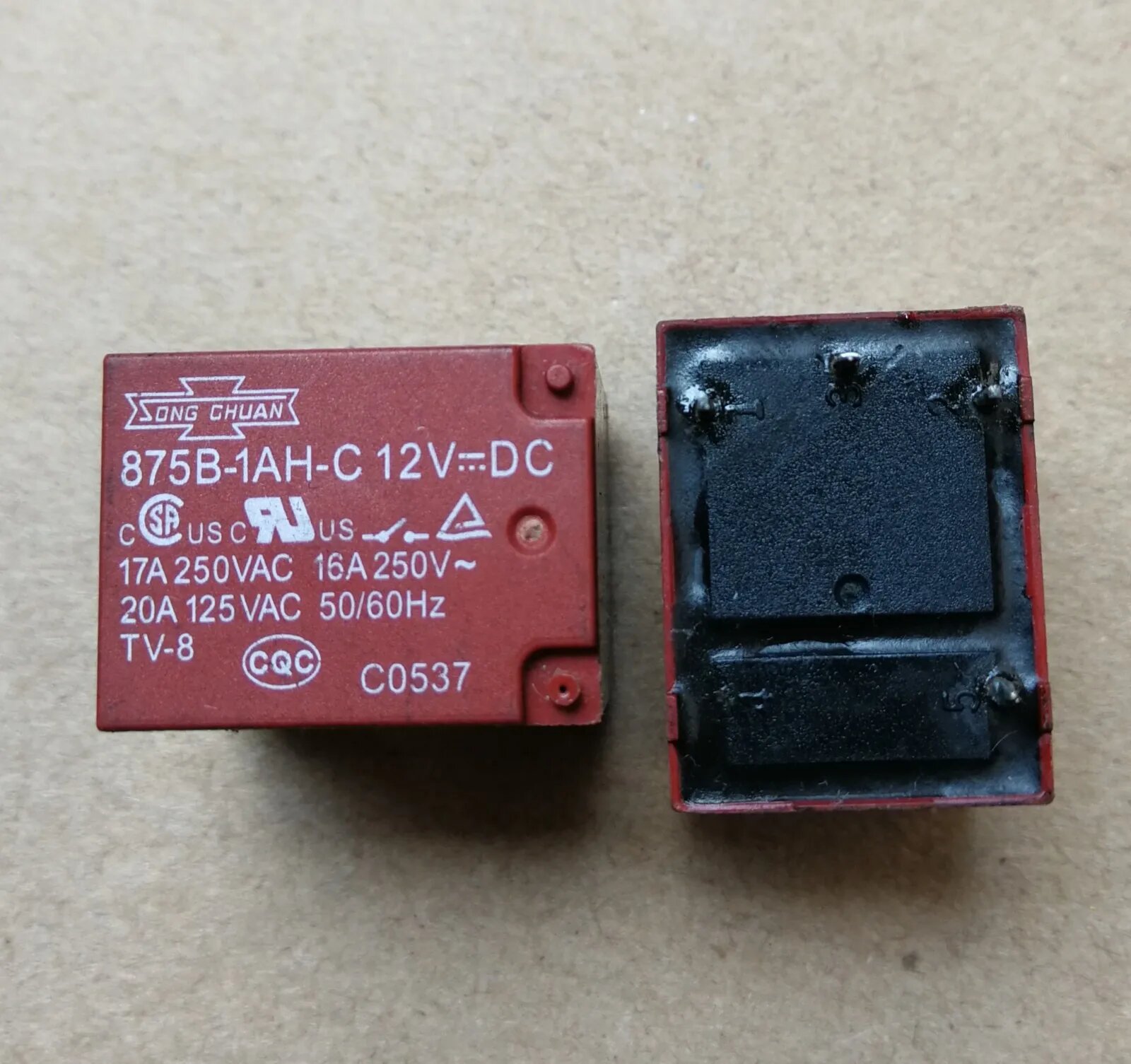 Реле 875B-1AH-F-C 12VDC