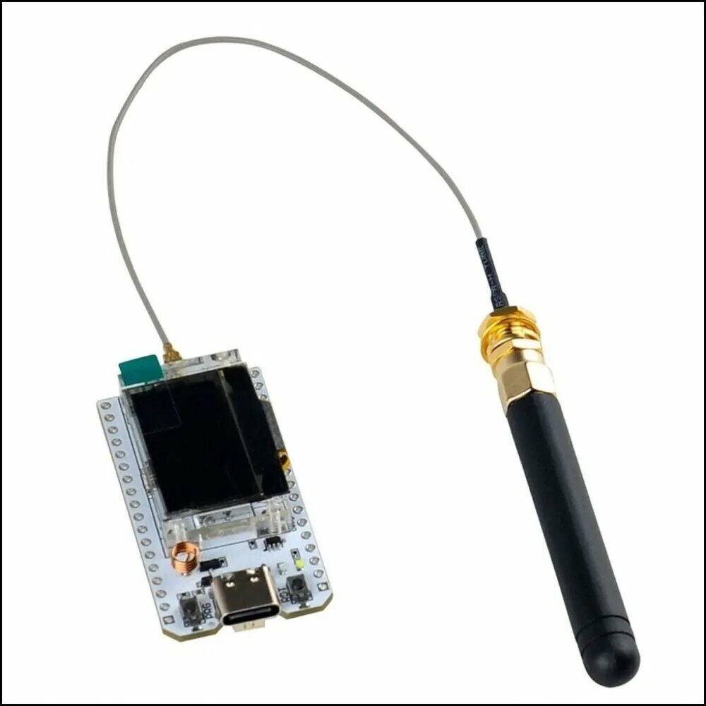 Бестселлер Meshtastic LoRa32 V3 ESP32 Kit с OLED дисплеем 0.96 и модулем SX1262 863928 МГц на макетной плате