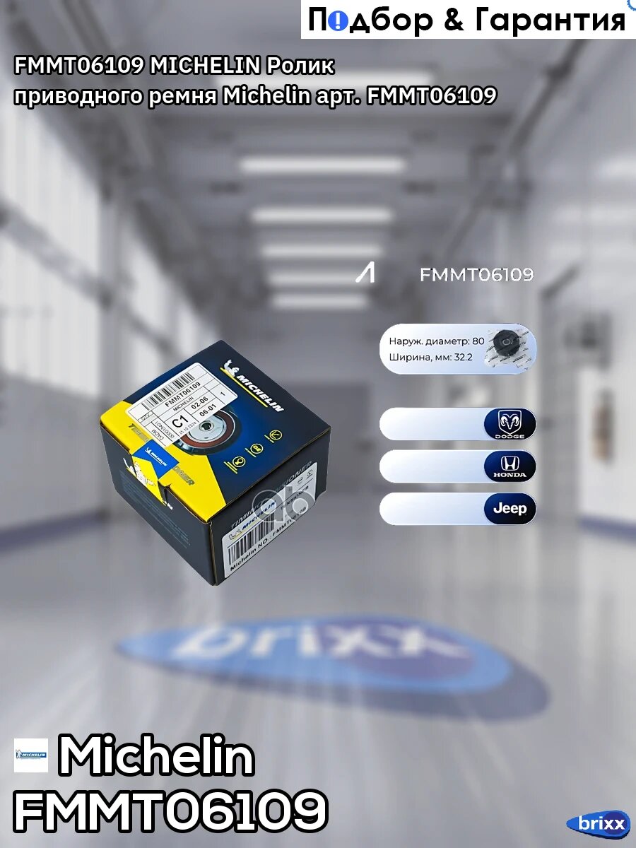 FMMT06109 MICHELIN Ролик приводного ремня Michelin арт. FMMT06109