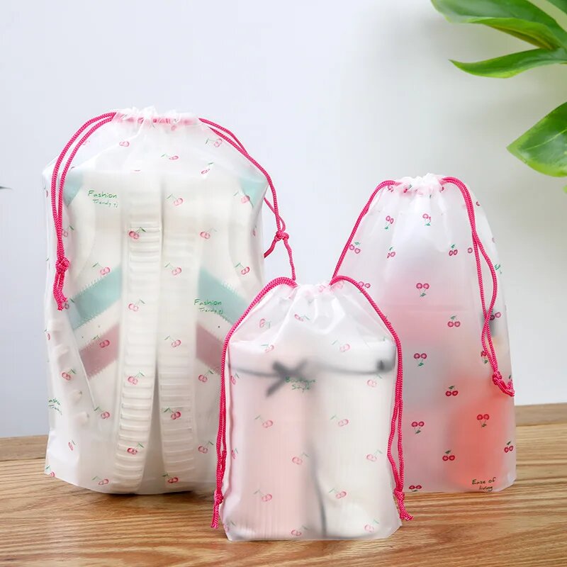 Набор сумок для хранения eTya, 3 шт, розовый, A Set-08