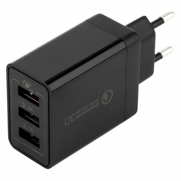 Сетевое зарядное устройство Rexant 3xUSB Quick charge — фото 1