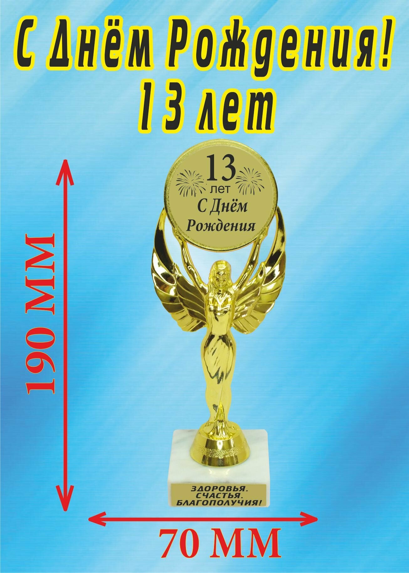 Кубок "С днём рождения 13 лет!".