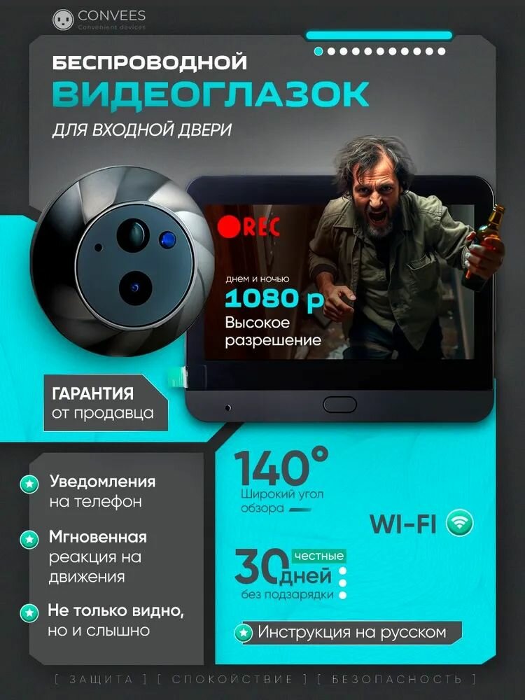 Видеоглазок для входной двери