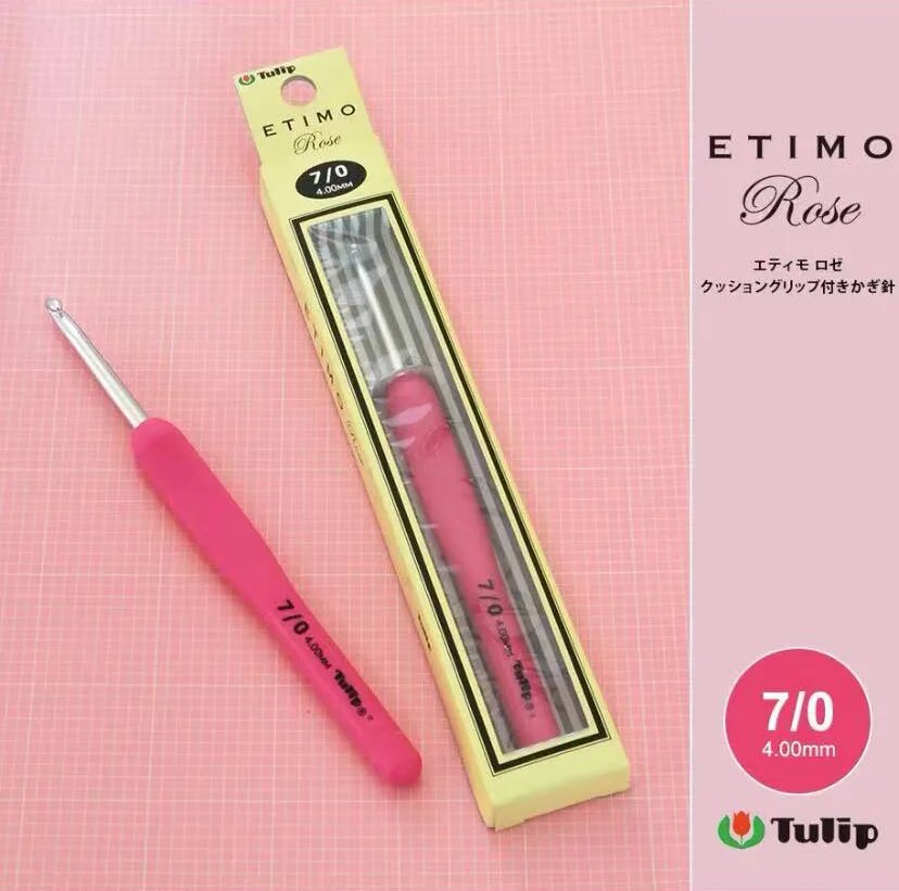 Крючок для вязания Tulip Etimo Rose 4.0mm