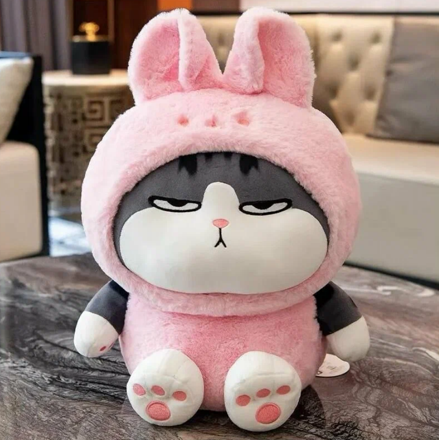 Мягкая игрушка "Кот император" в костюме "Кролика", 35 см