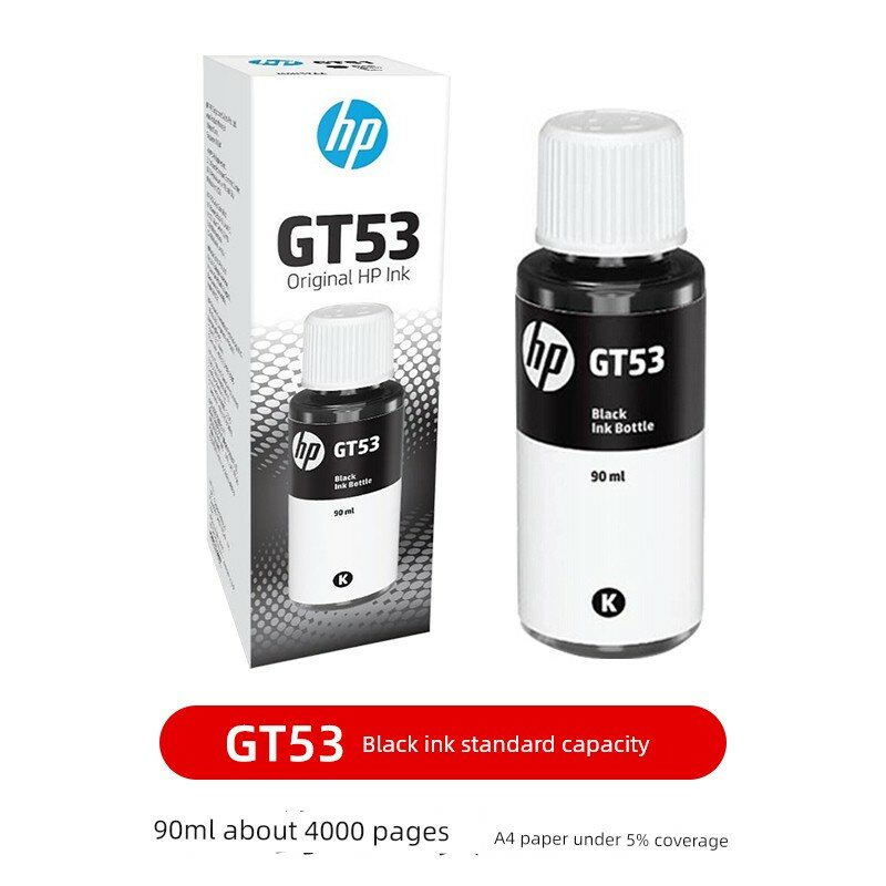 Чернильный картридж HP GT53 стандартной емкости 90 мл на 4000 страниц для принтеров HP Tank