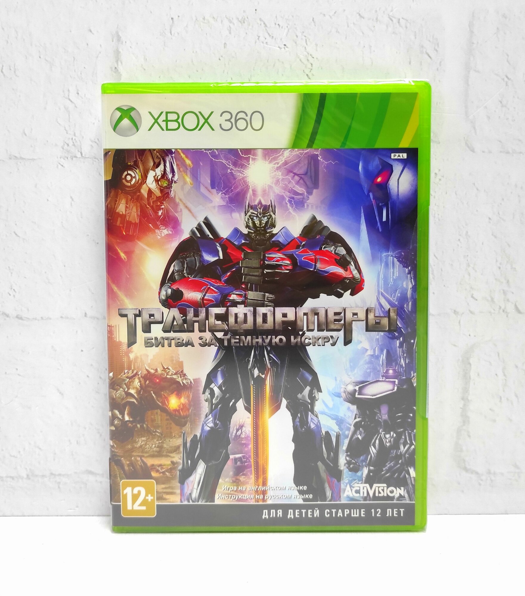 Transformers Rise of the Dark Spark Трансформеры Битва за темную искру Английский язык Видеоигра на диске Xbox 360