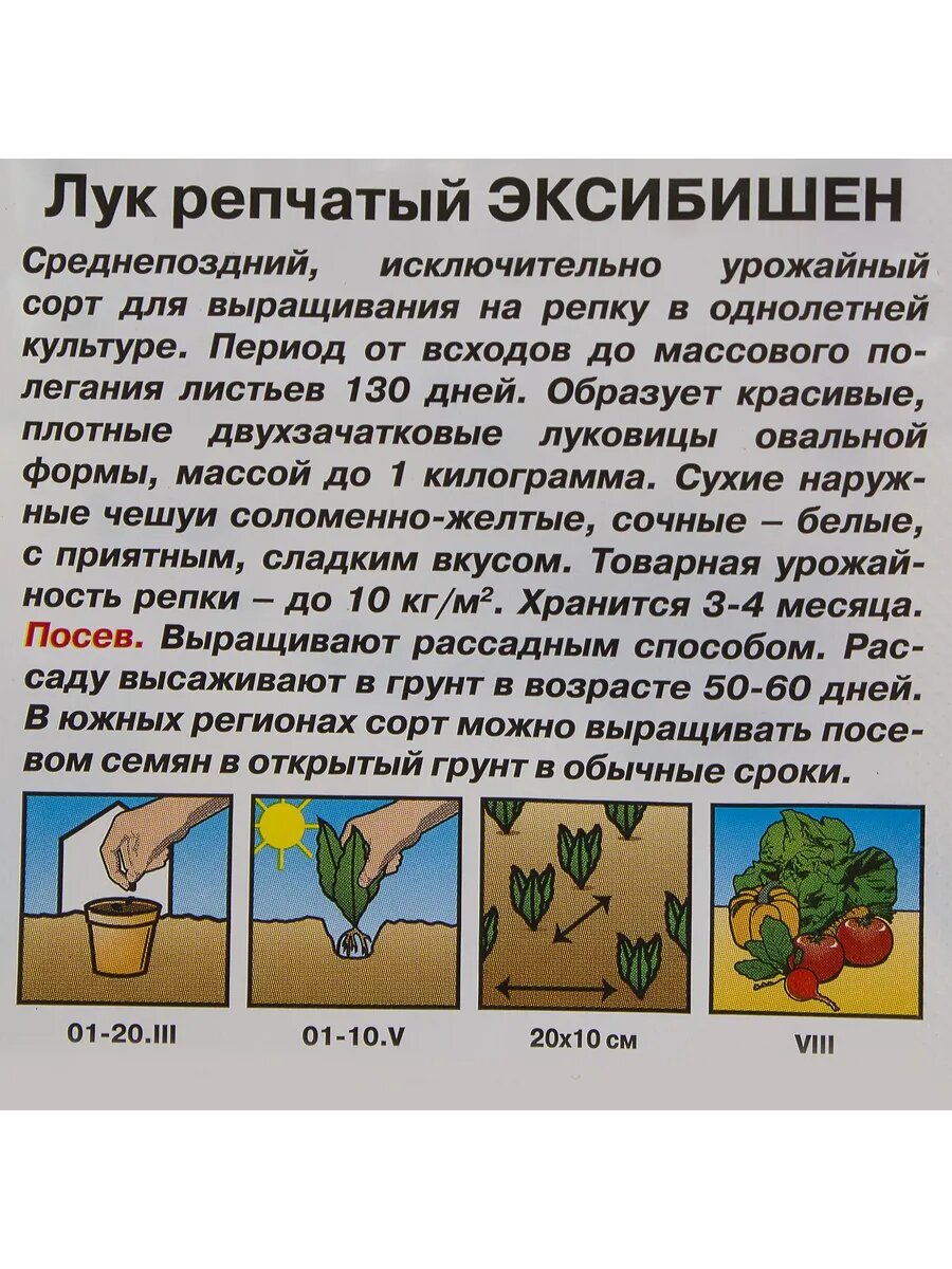 Семена Лук репчатый Эксибишен — фото 1