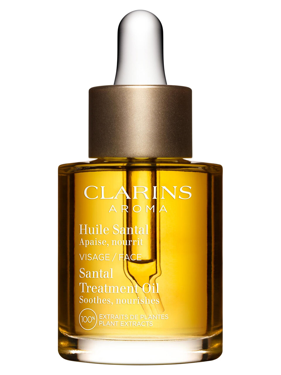 CLARINS Масло для лица для сухой или чувствительной кожи Santal 30 мл