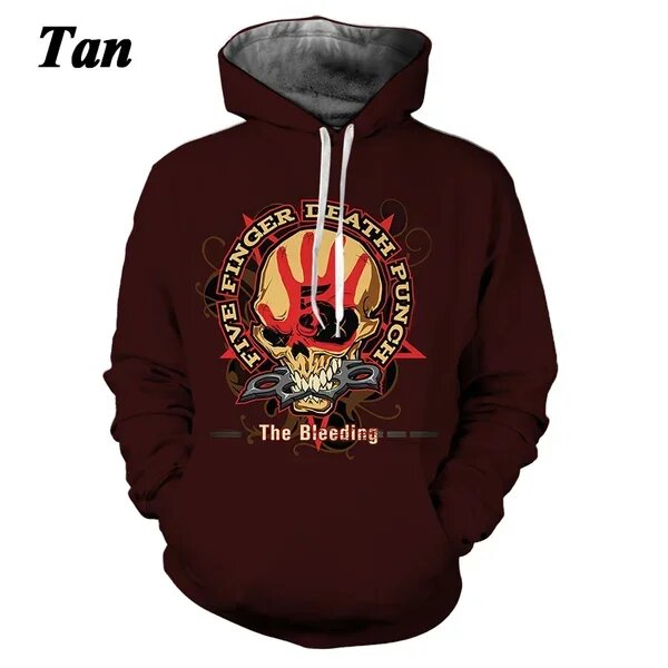 Five Finger Death Punch толстовка 3D принт, 3XL, LMXQH2024177GL
