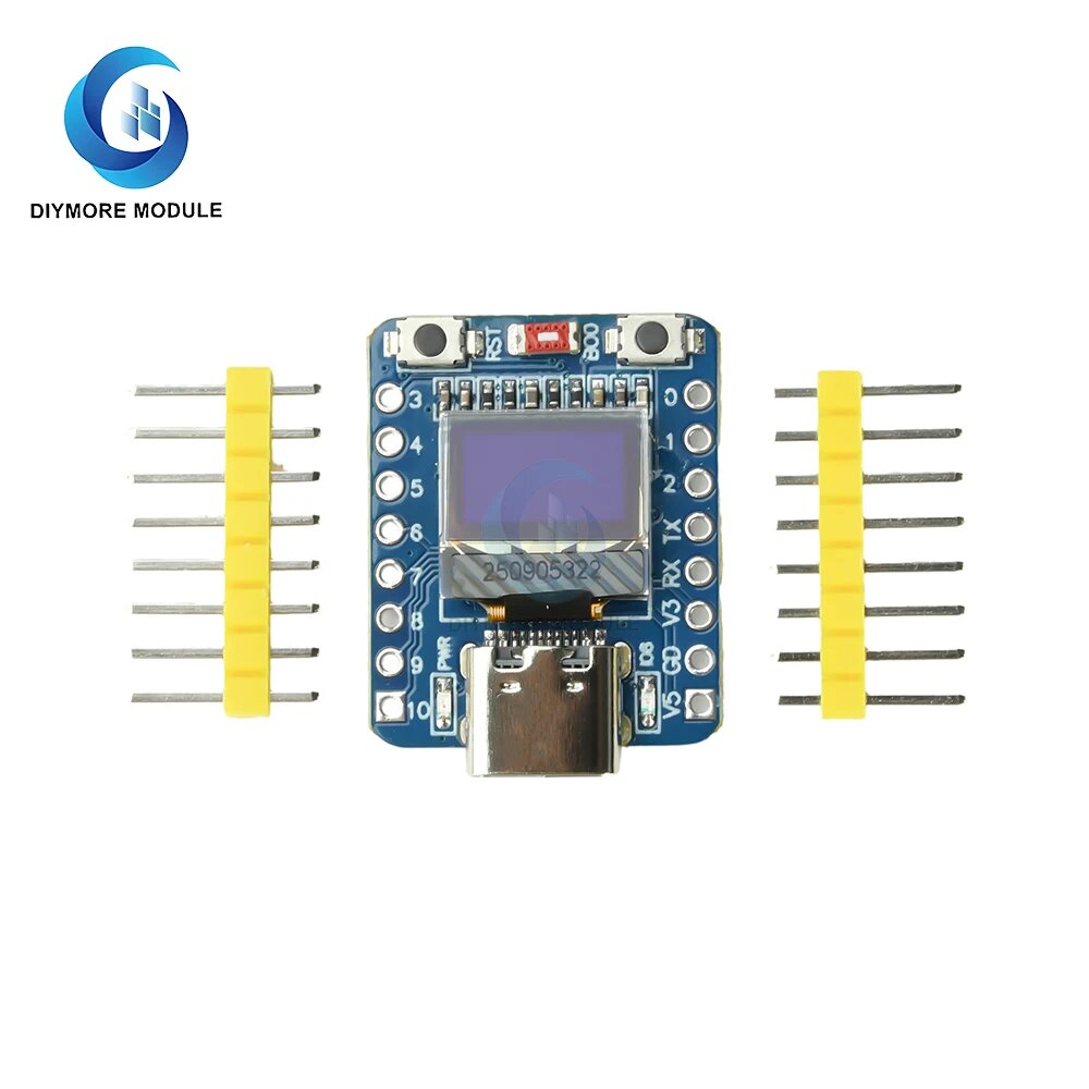 Diymore ESP32-C3 модуль с OLED дисплеем, Blue