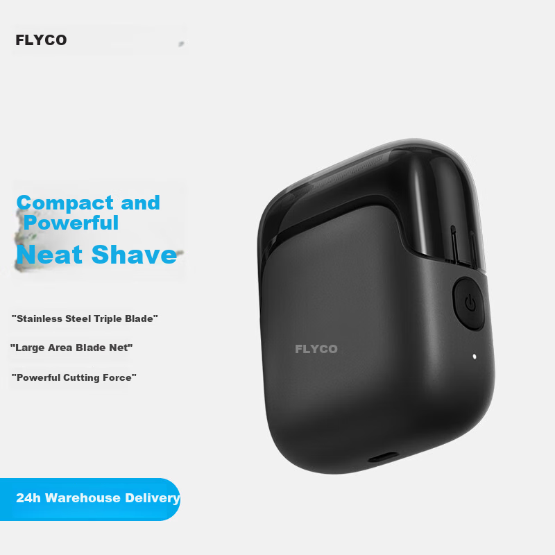 FLYCO мужской электрический бритвенный станок с 3 лезвиями портативная бритва для подарка отцу другу на день рождения
