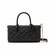 Сумка CHARLES & KEITH, фактура стеганая, черный