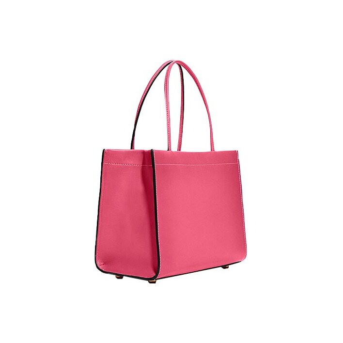Сумка Coach, фактура стеганая, pink — фото 1