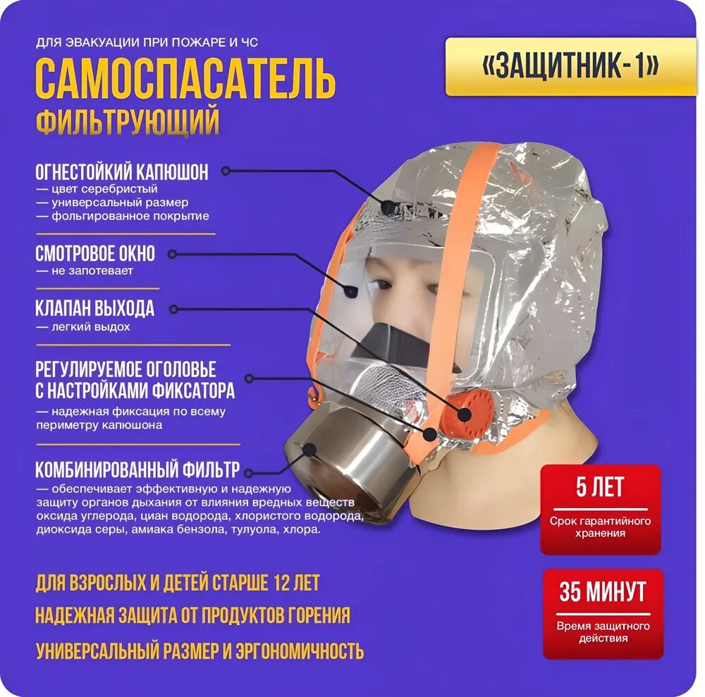 Респиратор профессиональный, FFP3, 1 шт.
