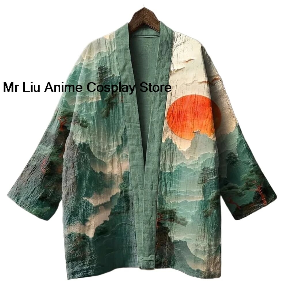Кимоно кардиган Haori Jacket14
