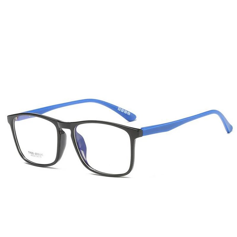 Очки для зрения квадратные Black-Blue, -2.0