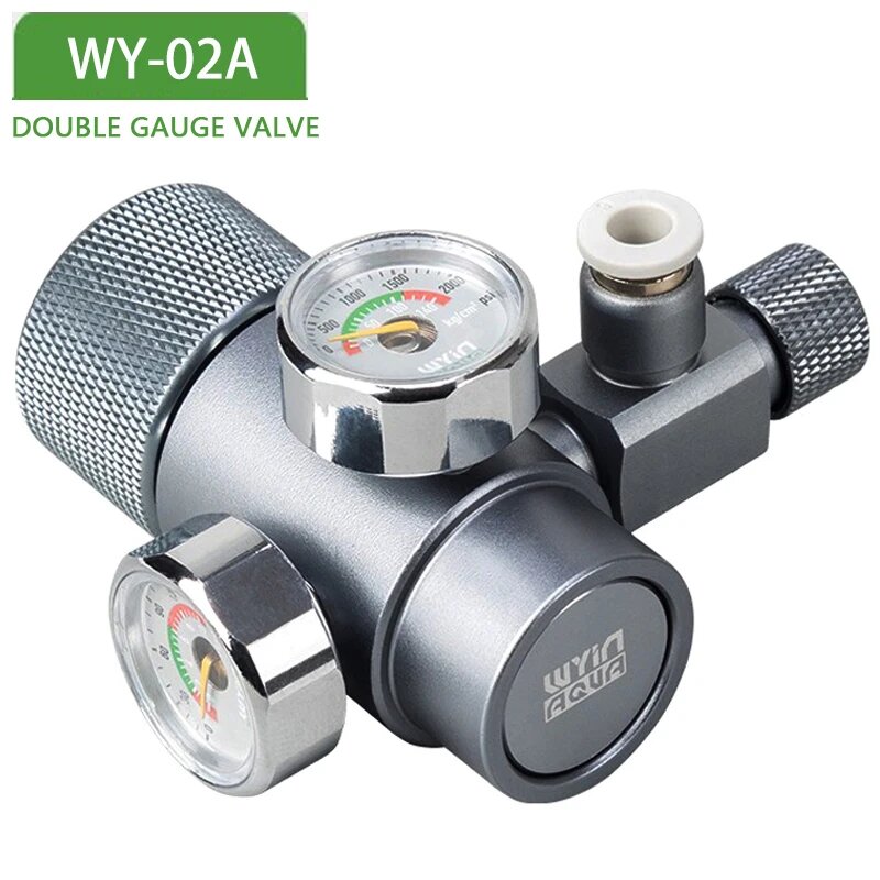 Регулятор CO2 для аквариума WY-02A Double Gauge, G3-4
