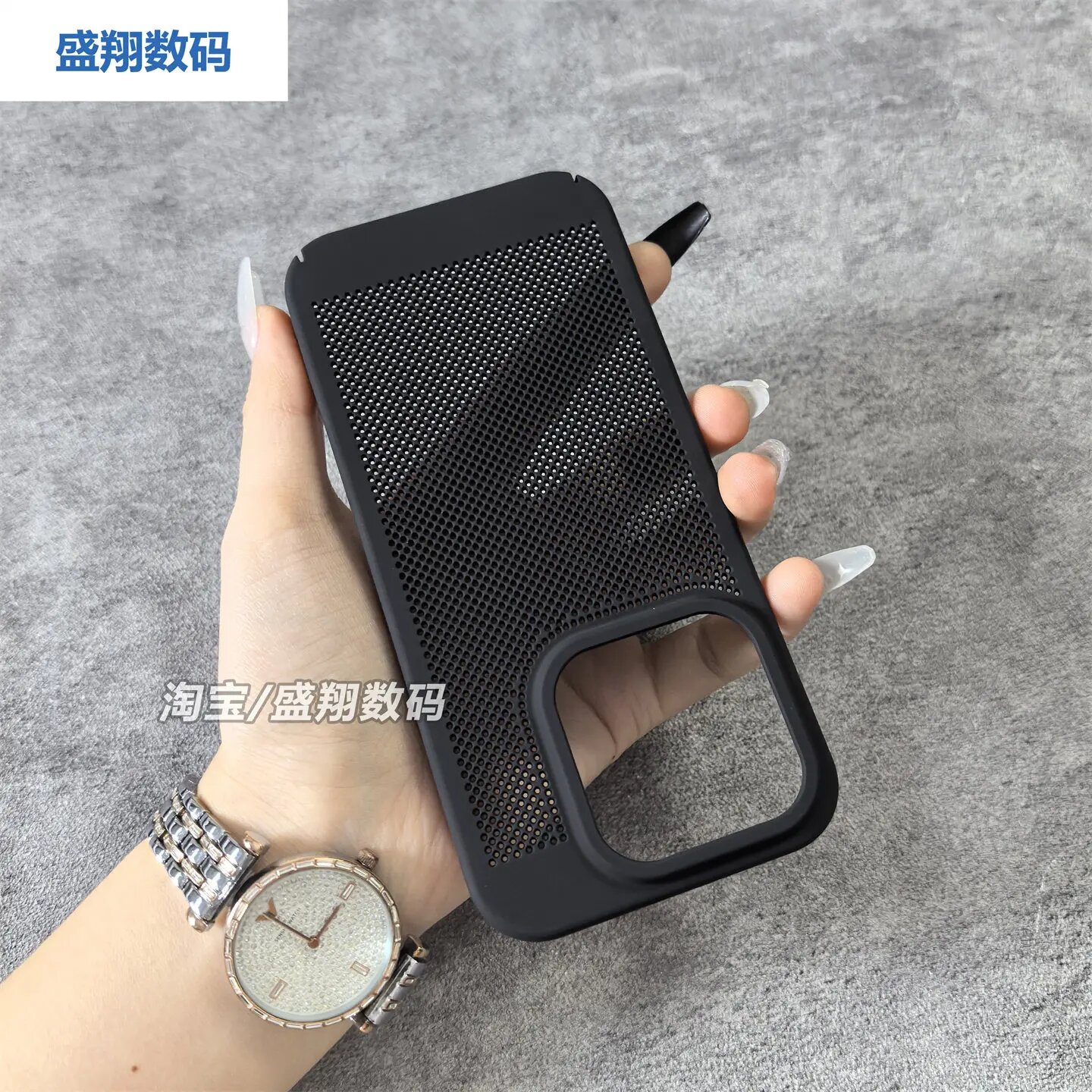 Черный чехол с сеткой для Xiaomi Mi 17