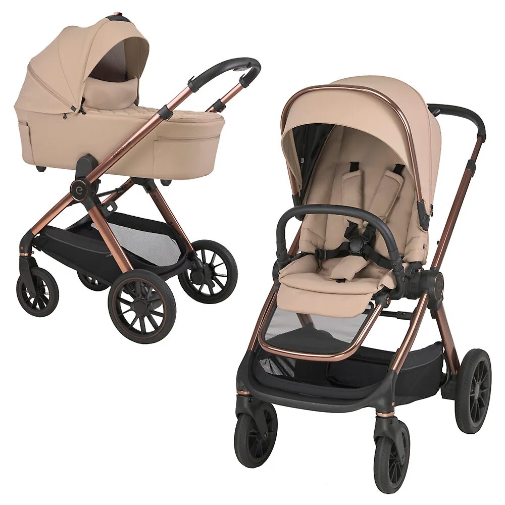 Детская коляска 2в1 Espiro Code, цвет Loving Beige / 2026 (Бежевый), артикул производителя 13163