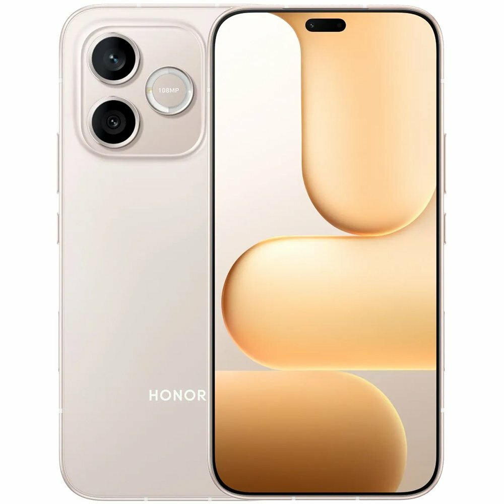 Смартфон HONOR 600 Lite 8/256 ГБ, Пустынный золотой. AMOLED.