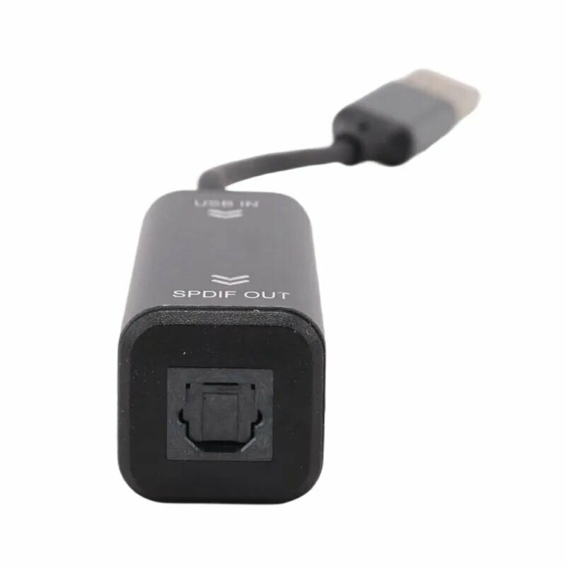 USB К Оптическому Аудиоконвертеру SPDIF Адаптер 16 Бит/96 КГц Для Подключения Ноутбука Звуковой Панели