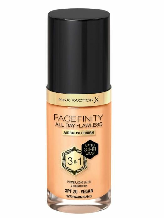 Тональная основа Facefinity All Day 3in1 70 warm sand