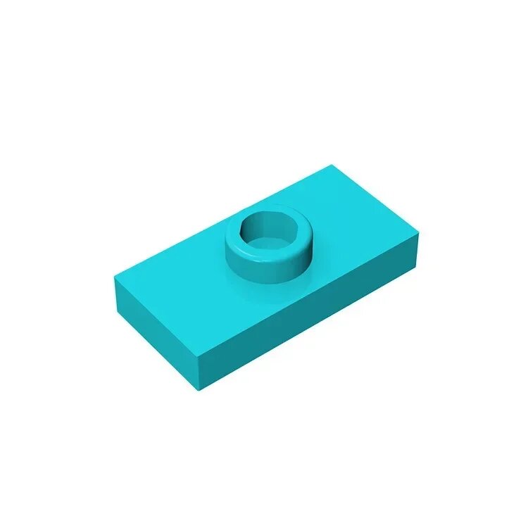 Пластиковая деталь GOBRICKS 1x2, Цвет: 046