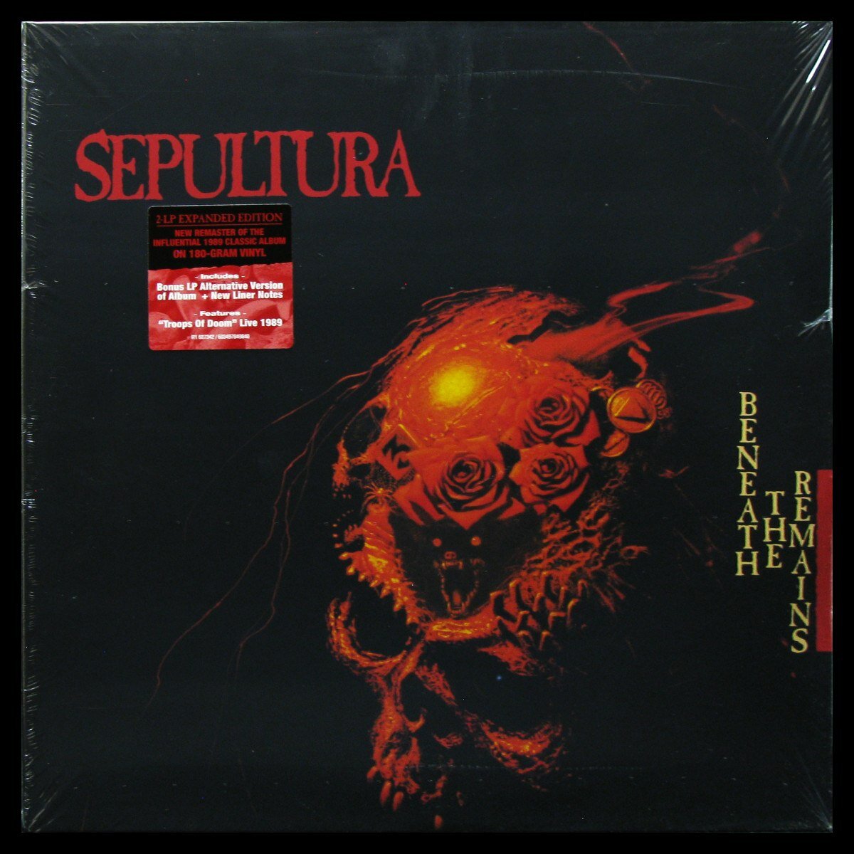 Виниловая пластинка Roadrunner Sepultura – Beneath The Remains (2LP)