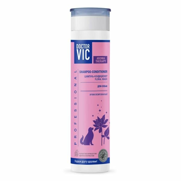Шампунь-кондиционер для собак Floral magic Doctor VIC фл. 250мл