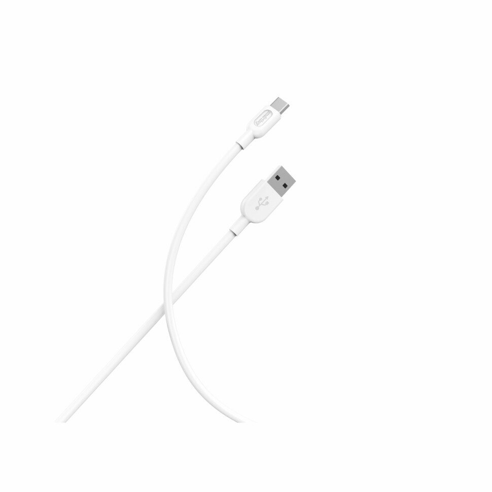 Кабель Smartbuy S01, USB - Type-C, 2,4A output, 1м, белый, 384285
