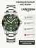 Наручные часы LONGINES, серебристый/зеленый