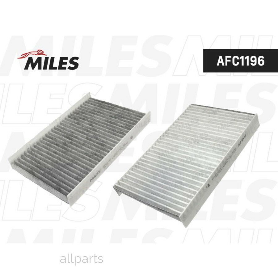 MILES AFC1196 Фильтр салона FIAT ALBEA 02- угольный