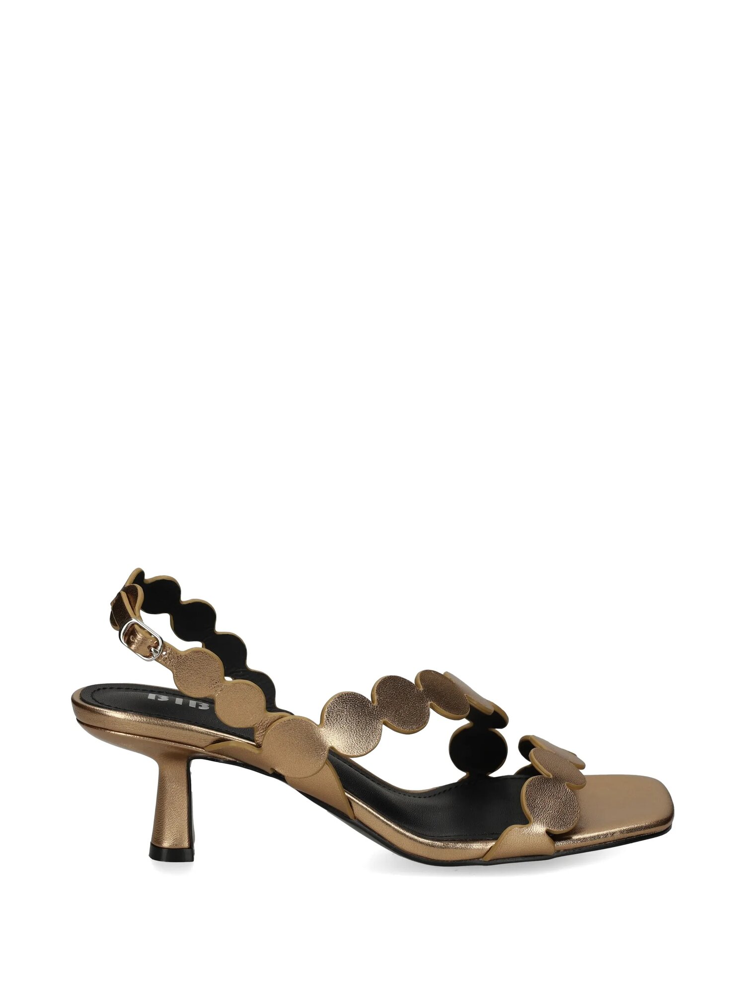 Босоножки Onami scalloped-strap leather sandals
