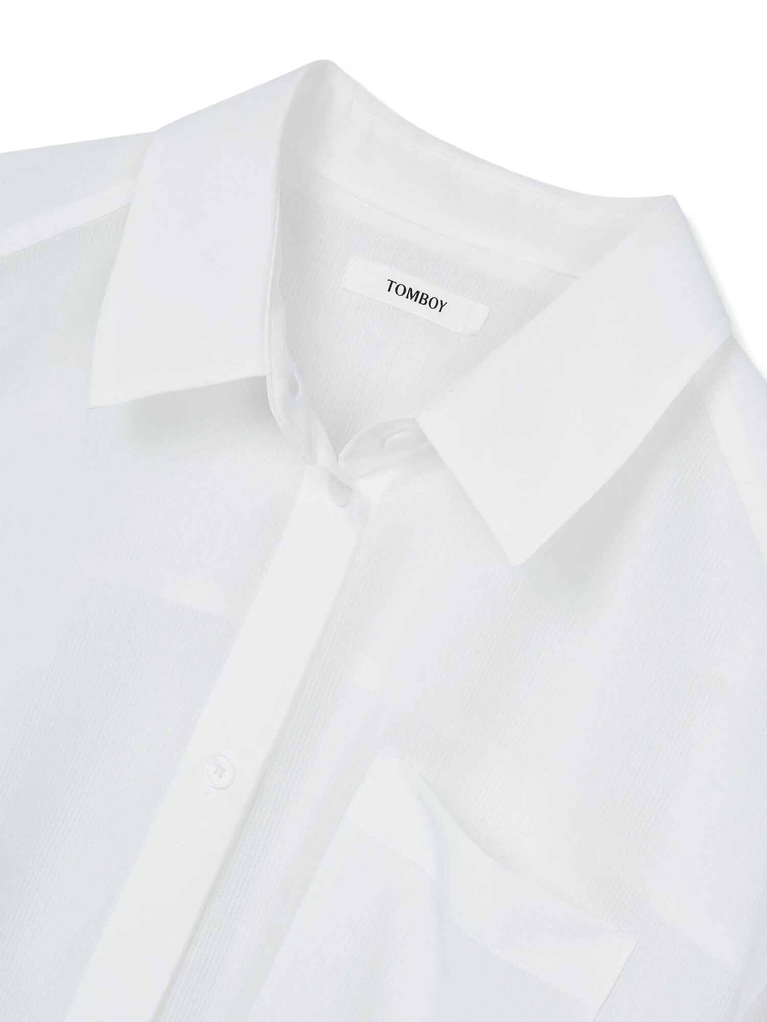 Блуза STUDIO TOMBOY Drawstring blouse, размер OneSize, белый — фото 1