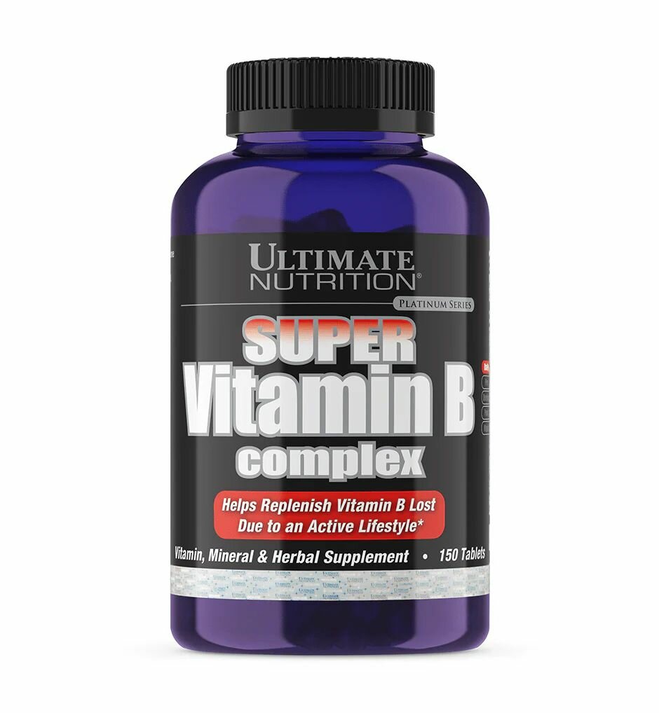 Супер В-Комплекс Ultimate Nutrition Super Vitamin B Complex 150 таблеток
