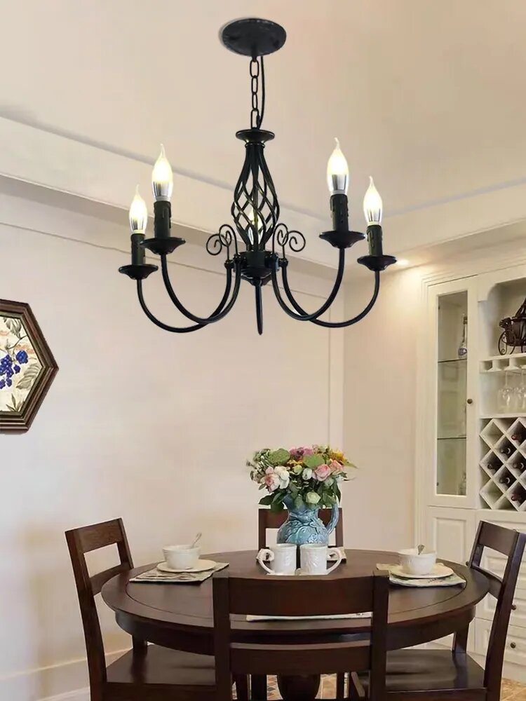 NIUSHIDENGSHI Люстра, E14, 40 Вт