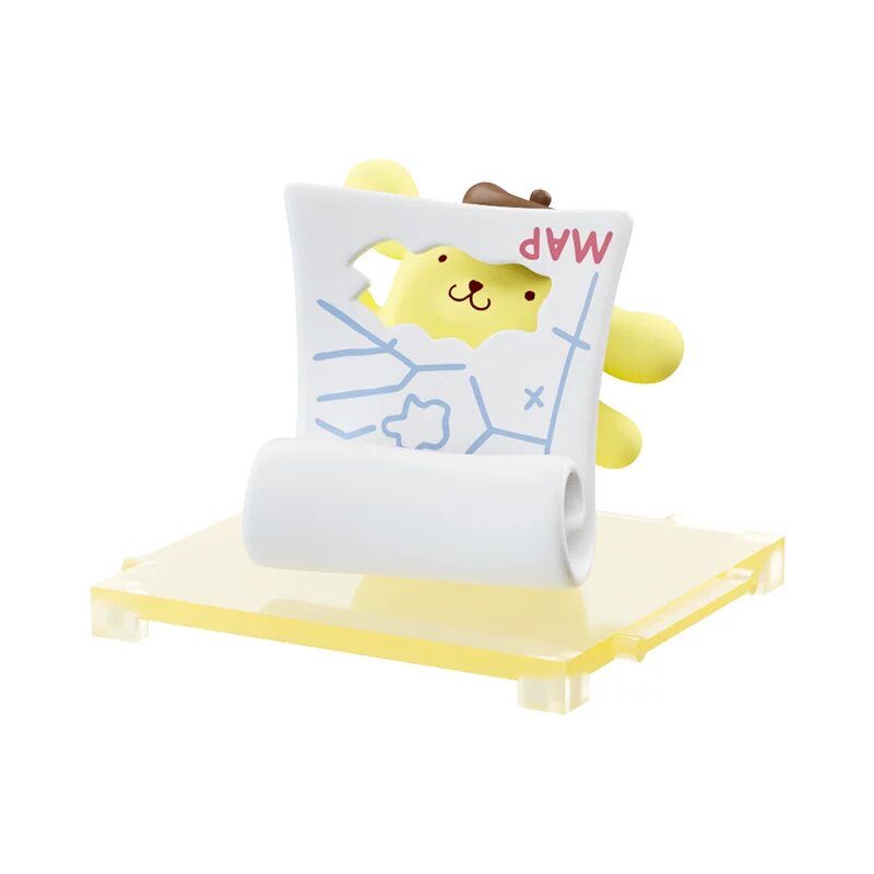 Набор фигурок Sanrio Little Explorer: Куроми, микро-бокс, фигурки рыбок-клоунов, Пудинг Дог, Пача Дог, Синамон Дог