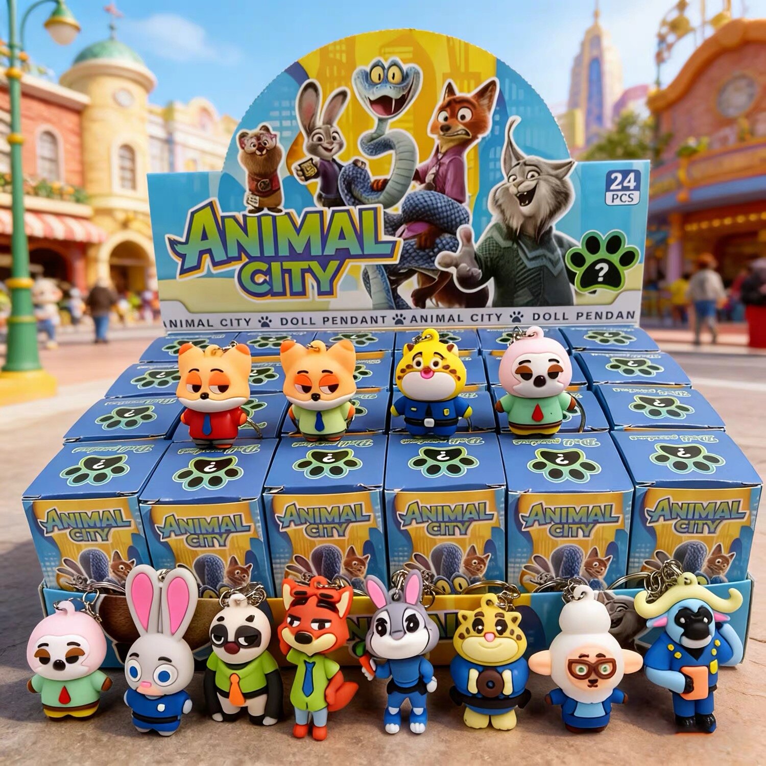 Брелок-сюрприз Zootopia: призы для детского сада, награды для детей, маленькие подарки для учеников, подарки для всего