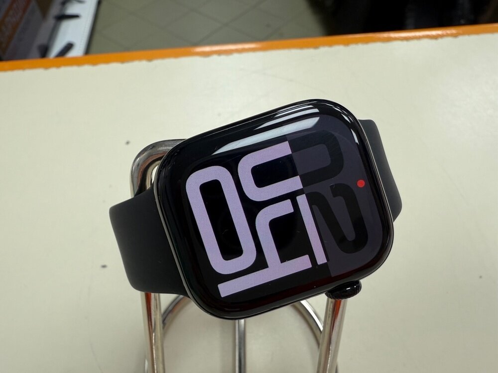 Смарт-часы Apple Watch Series 10 42mm GPS Aluminum Case SB S/M, Jet Black MWWE3