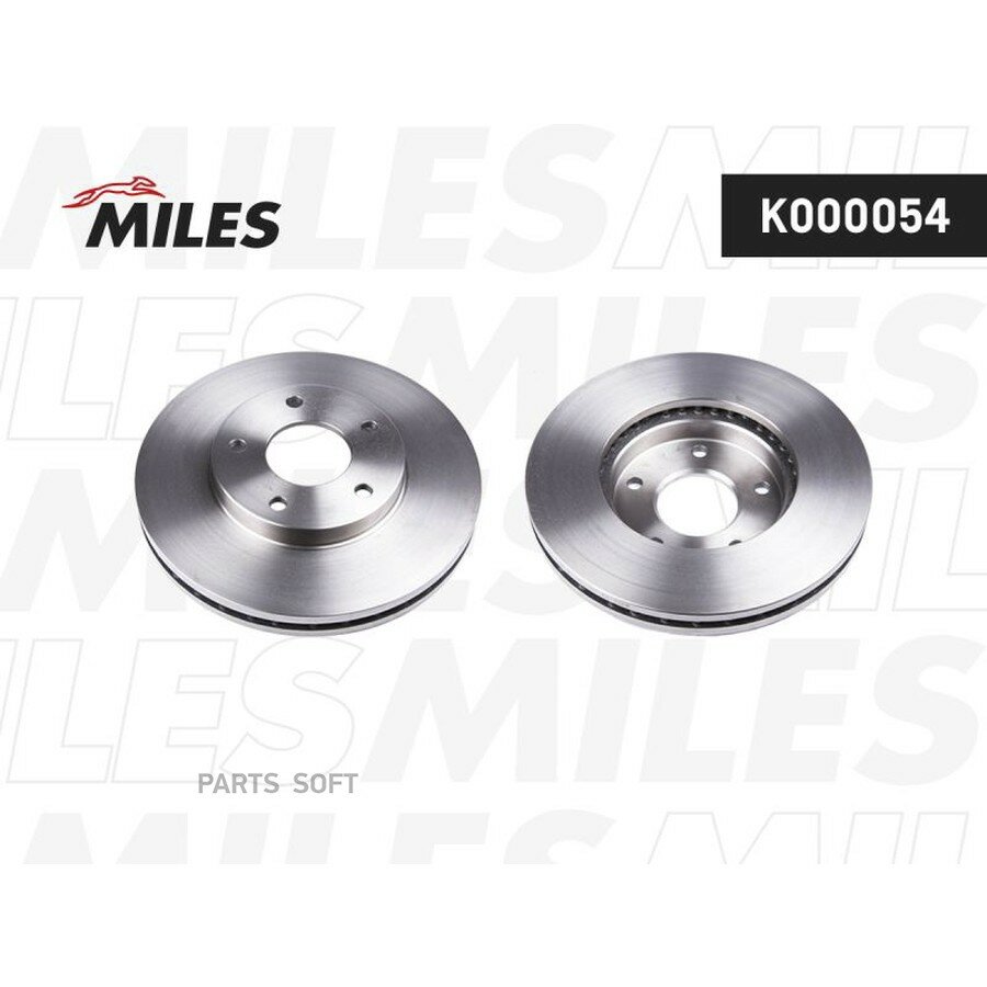 MILES K000054 Диск тормозной NISSAN X-TRAIL (T30)/MAXIMA QX (A33)/PRIMERA (P12) передний вент. ()