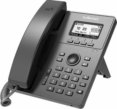 Телефон стационарный Flyingvoice P10S серый