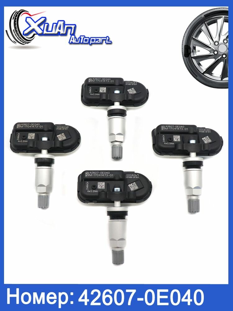 Датчик давления в шинах TPMS 434 МГц 42607-0E040 для Toyota Highlander Sienna