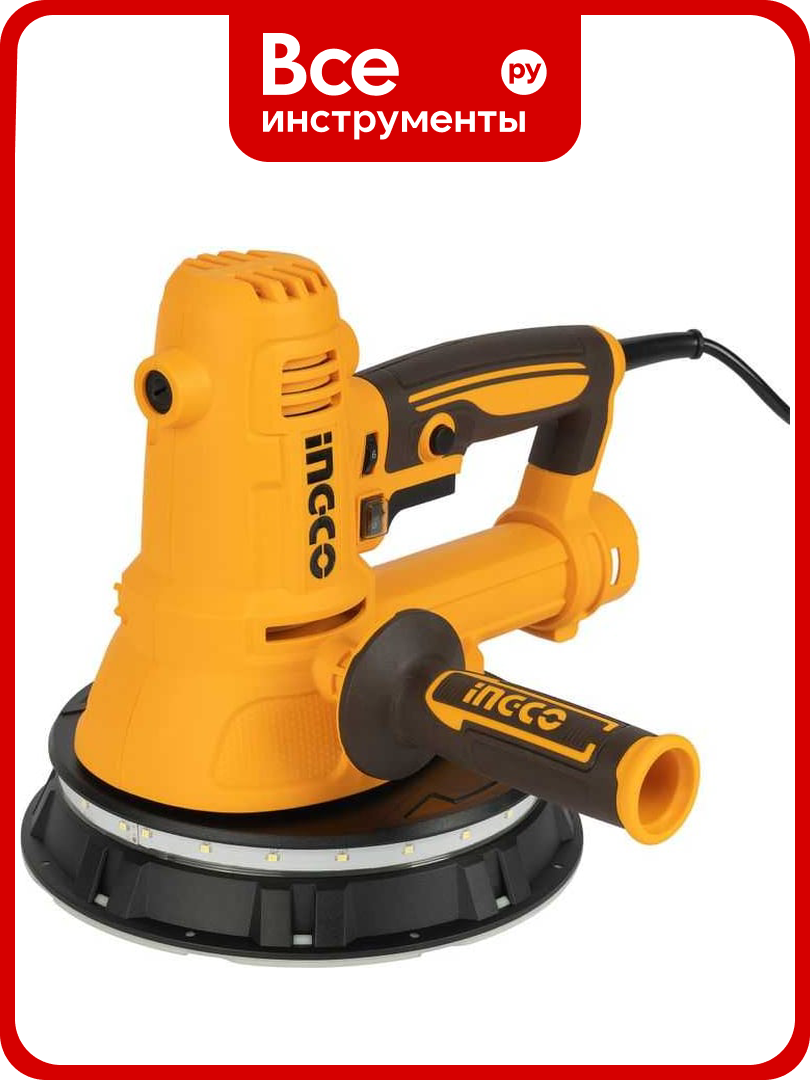 Шлифмашина для стен INGCO 850Вт 180мм (2) INDUSTRIAL DWS10508