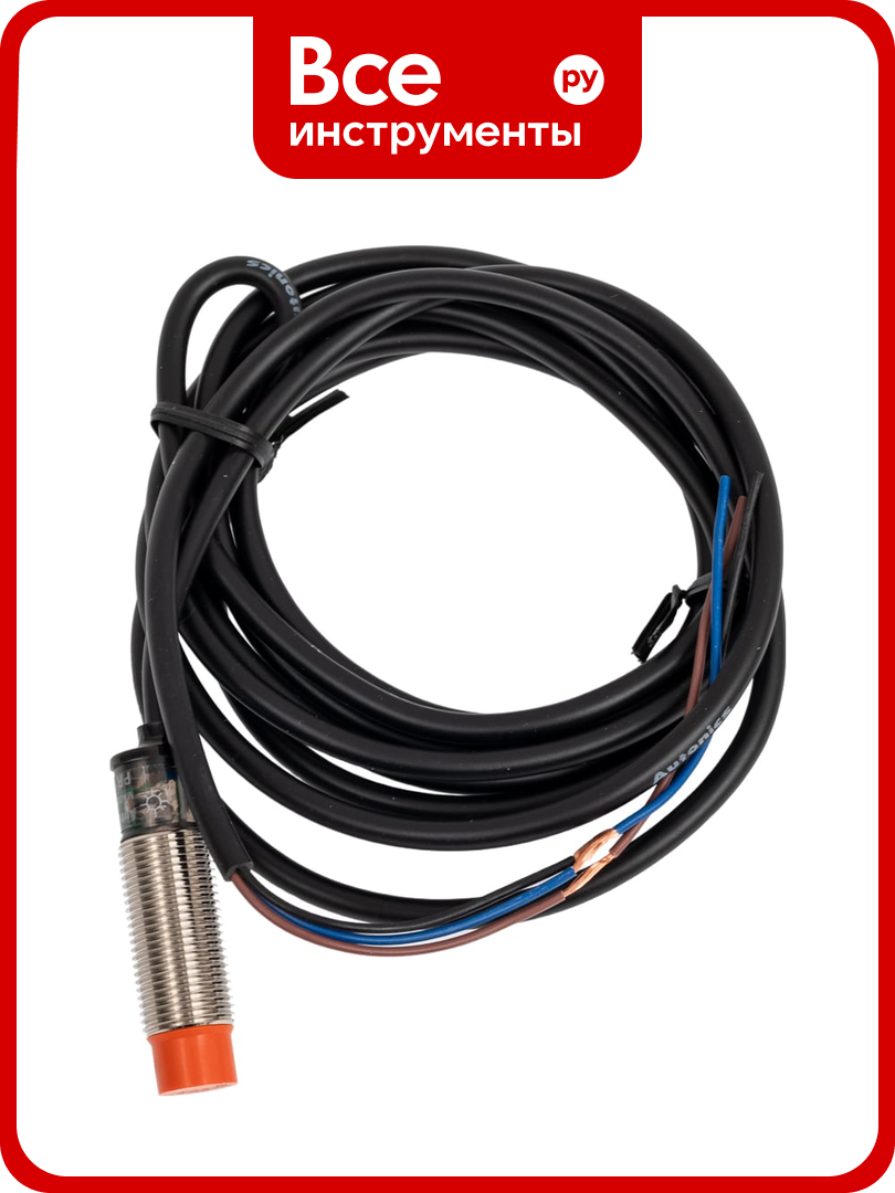 Индуктивный датчик приближения Autonics PR12-4DP, PNP но, 3-пр, 2м, 12-24В, артикул