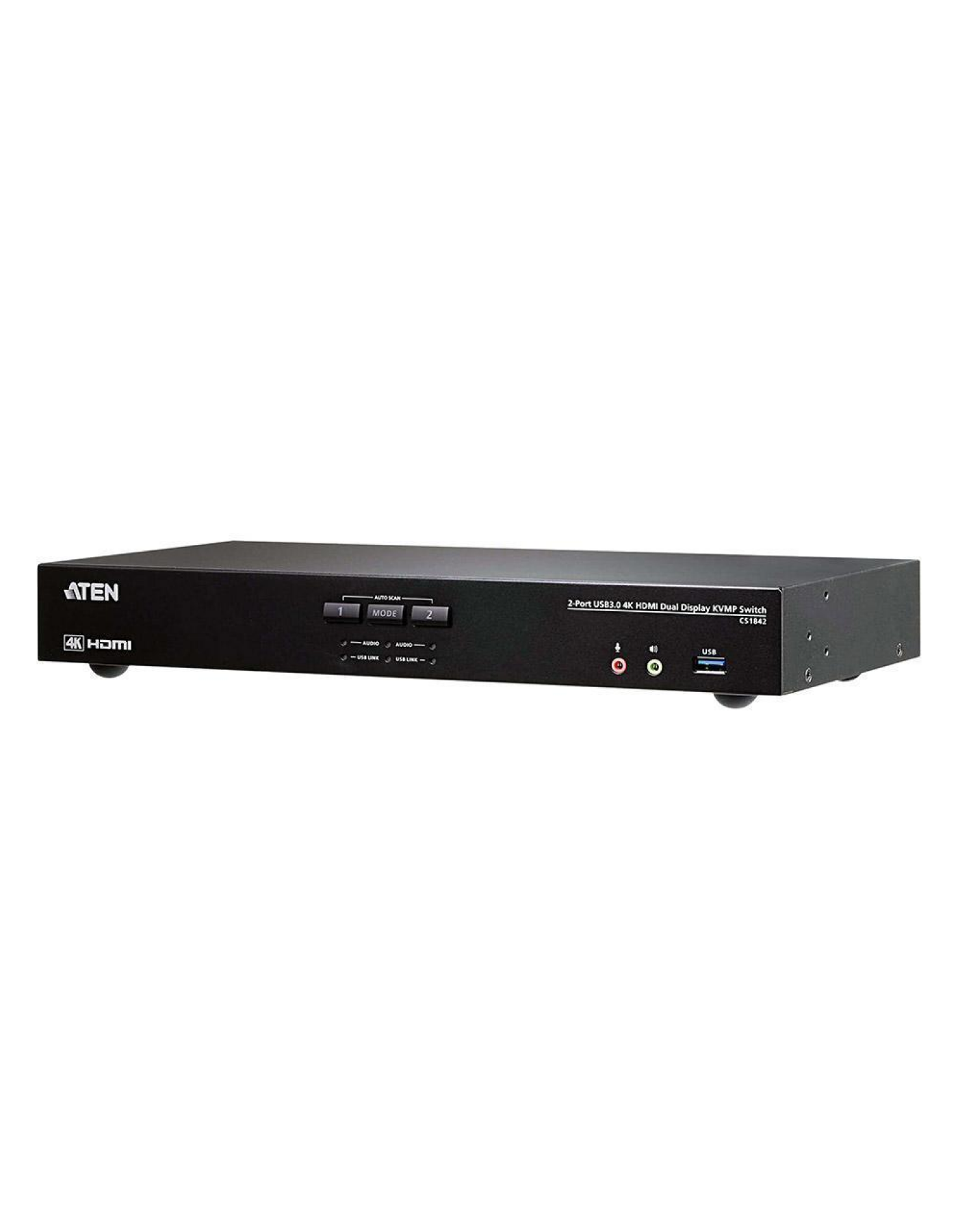 Переключатель Aten CS1842-AT-G 2-портовый, USB 3.0, 4K HDMI Dual Display, KVMP-переключатель