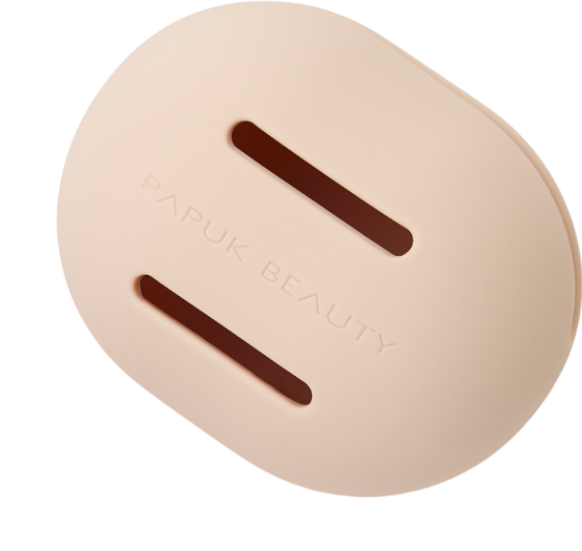 Papuk Beauty Силиконовый футляр для спонжа, молочный Makeup Sponge Milk Case 5*45g
