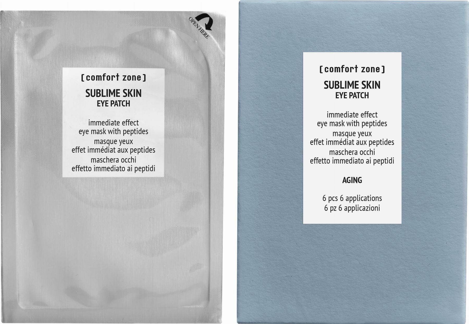Comfort Zone Омолаживающая лифтинг пэтч-маска для глаз (6 шт.) Sublime Skin Eye Patch 200ml